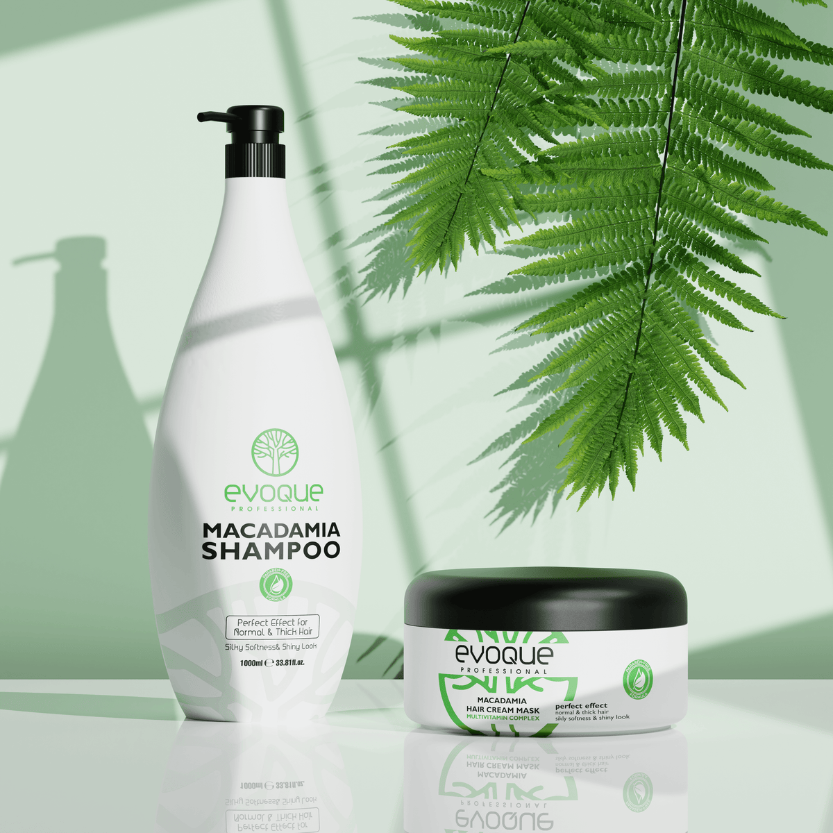 Macadamia Shampoo & Mask – Evoque Usa