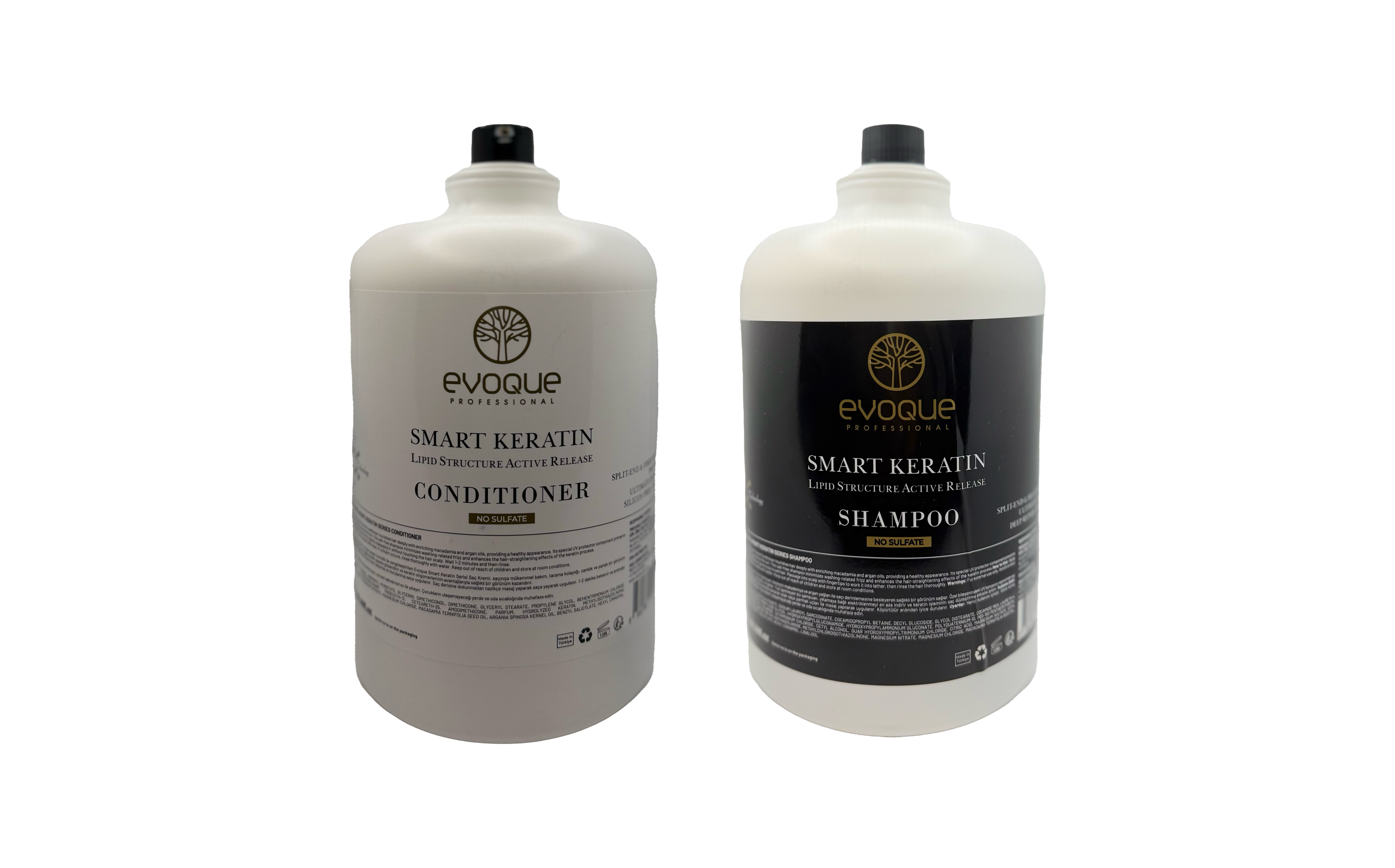 Keratin Shampoo & Conditioner Bundle 2.8 L – Evoque Usa